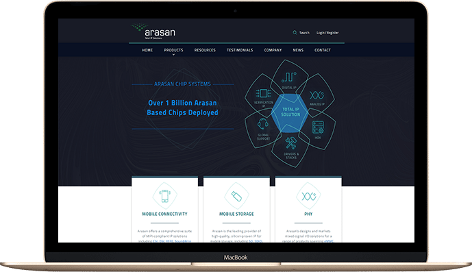 website case study | Arasan Chip Systems | Motava